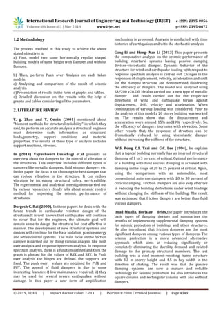 IRJET- Structural Analysis of Seismic Friction Dampers | PDF