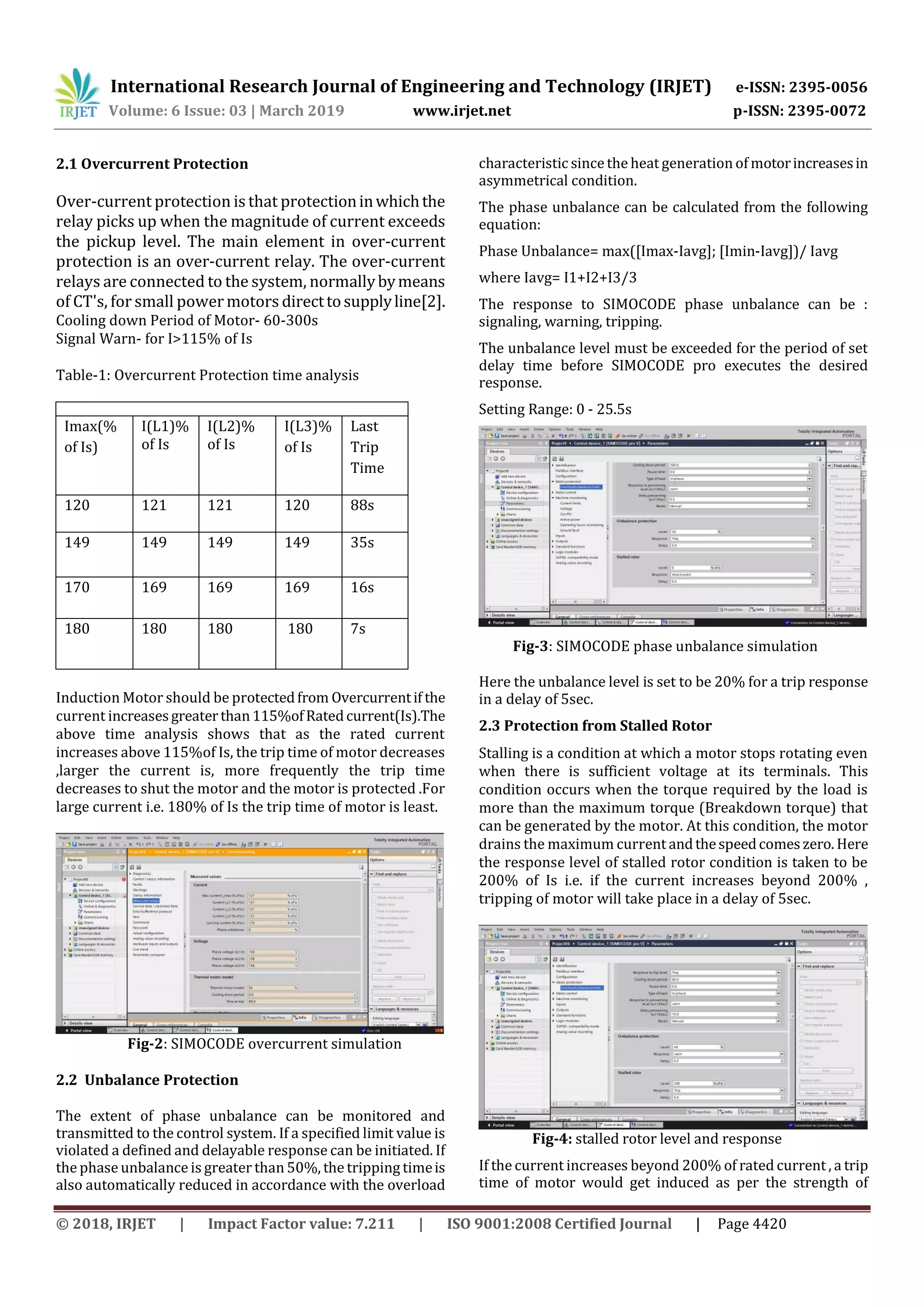 Irjet Protection And Monitoring Of Three Phase Induction Motors Pdf
