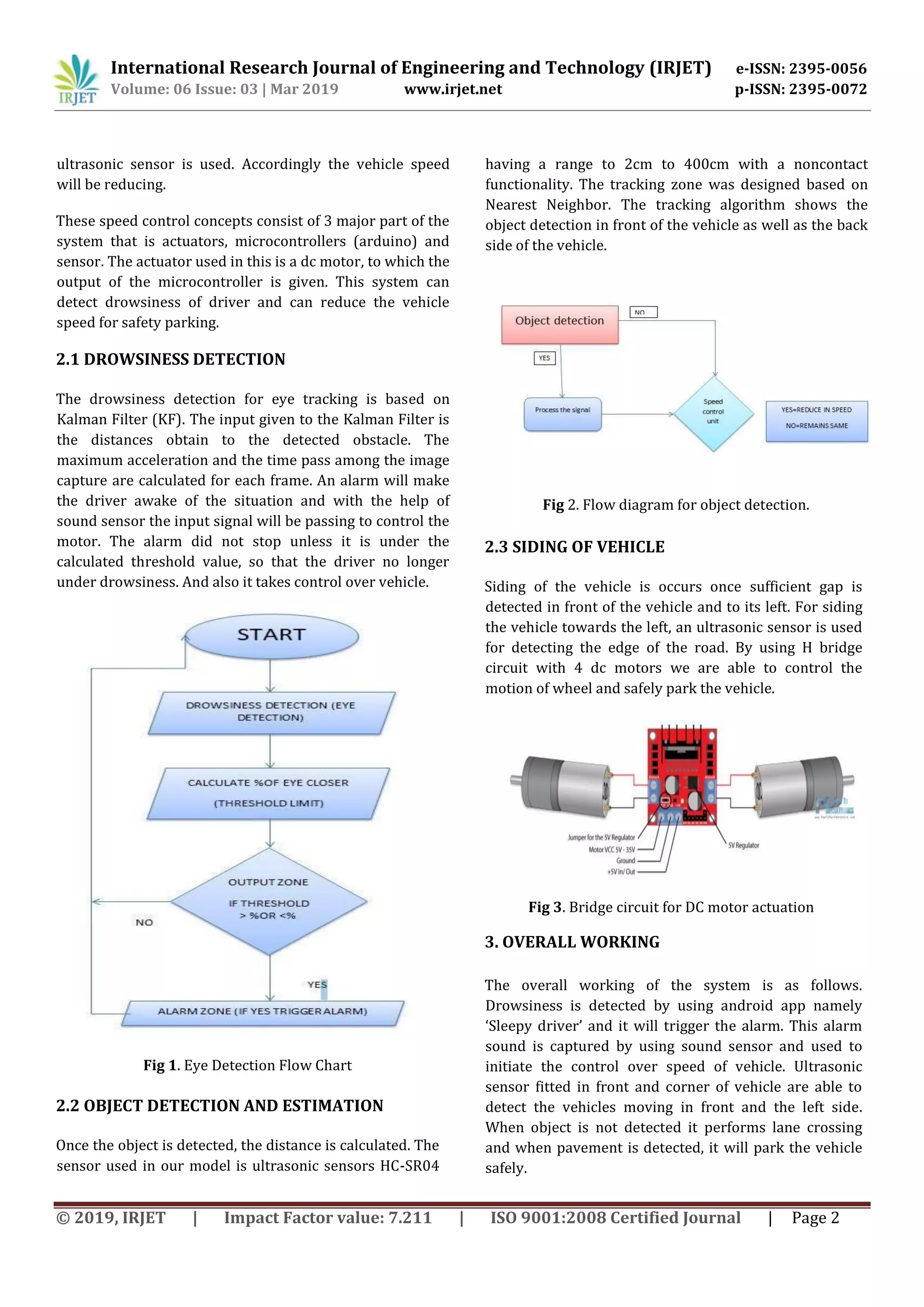 Irjet Driver State Monitoring System And Vehicle Control Pdf Operating Systems Computer