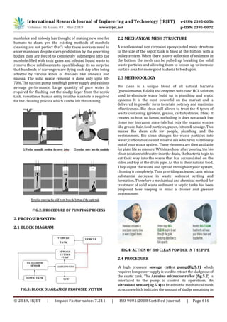 IRJET- Automatic Septic Tank Cleaning System | PDF