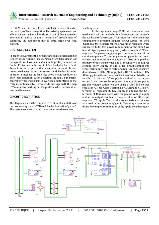 IRJET- IoT based Feeder Protection from Overload and Earth Fault | PDF