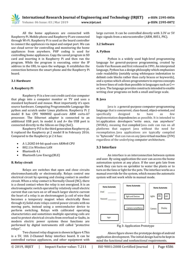 IRJET- IoT based Home Automation and Smart Security System | PDF