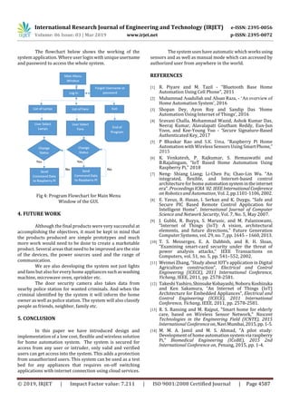 IRJET- IoT based Home Automation and Smart Security System | PDF