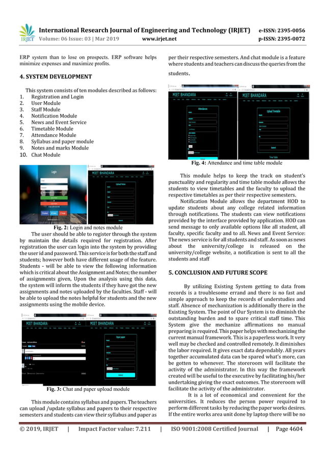 IRJET- ERP Syetem Software for Higher Education | PDF