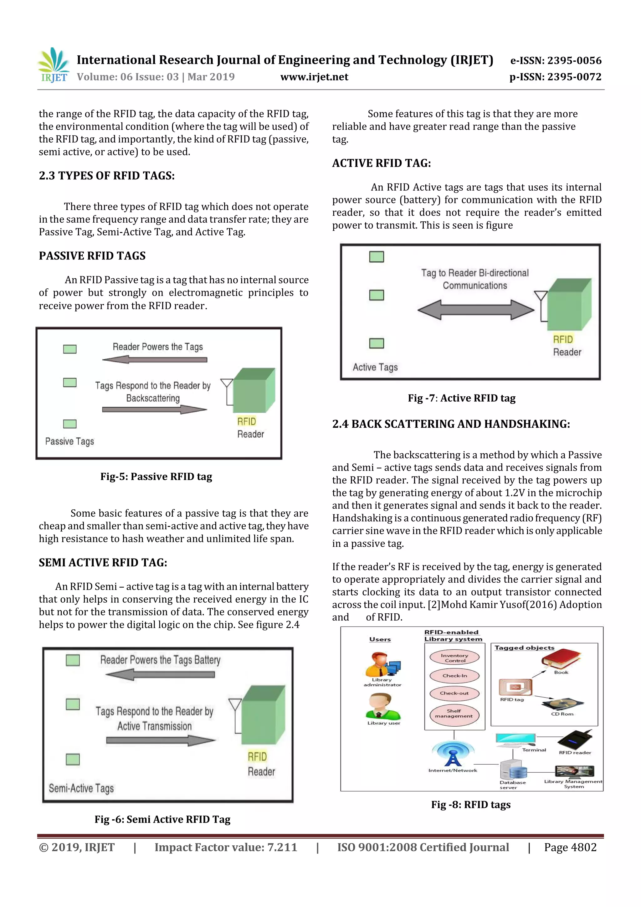 IRJET- RFID based Book Shelving System | PDF | Computing | Technology & Computing