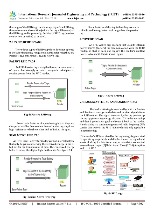 IRJET- RFID based Book Shelving System | PDF | Computing | Technology & Computing