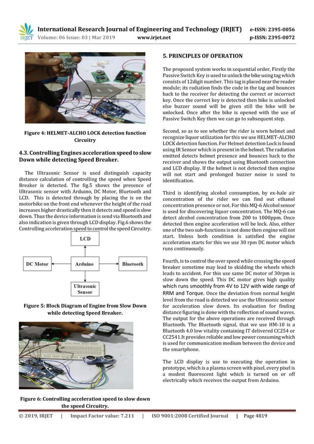 IRJET- Implementation of Smart Secure System in Motorbike using ... IRJET- Implementation of Smart Secure System in Motorbike using ...