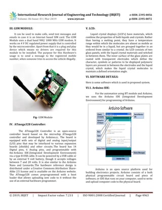 IRJET- Fingerprient based Vehicle Starter | PDF