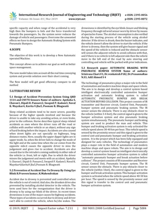IRJET- Design and Fabrication of Eye Blink Braking System | PDF