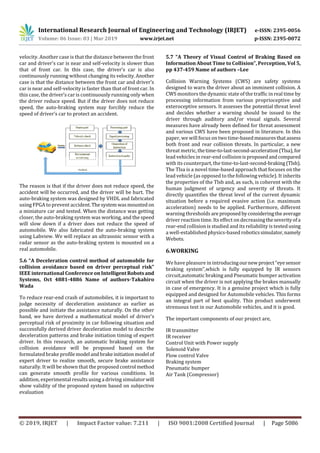 IRJET- Design and Fabrication of Eye Blink Braking System | PDF