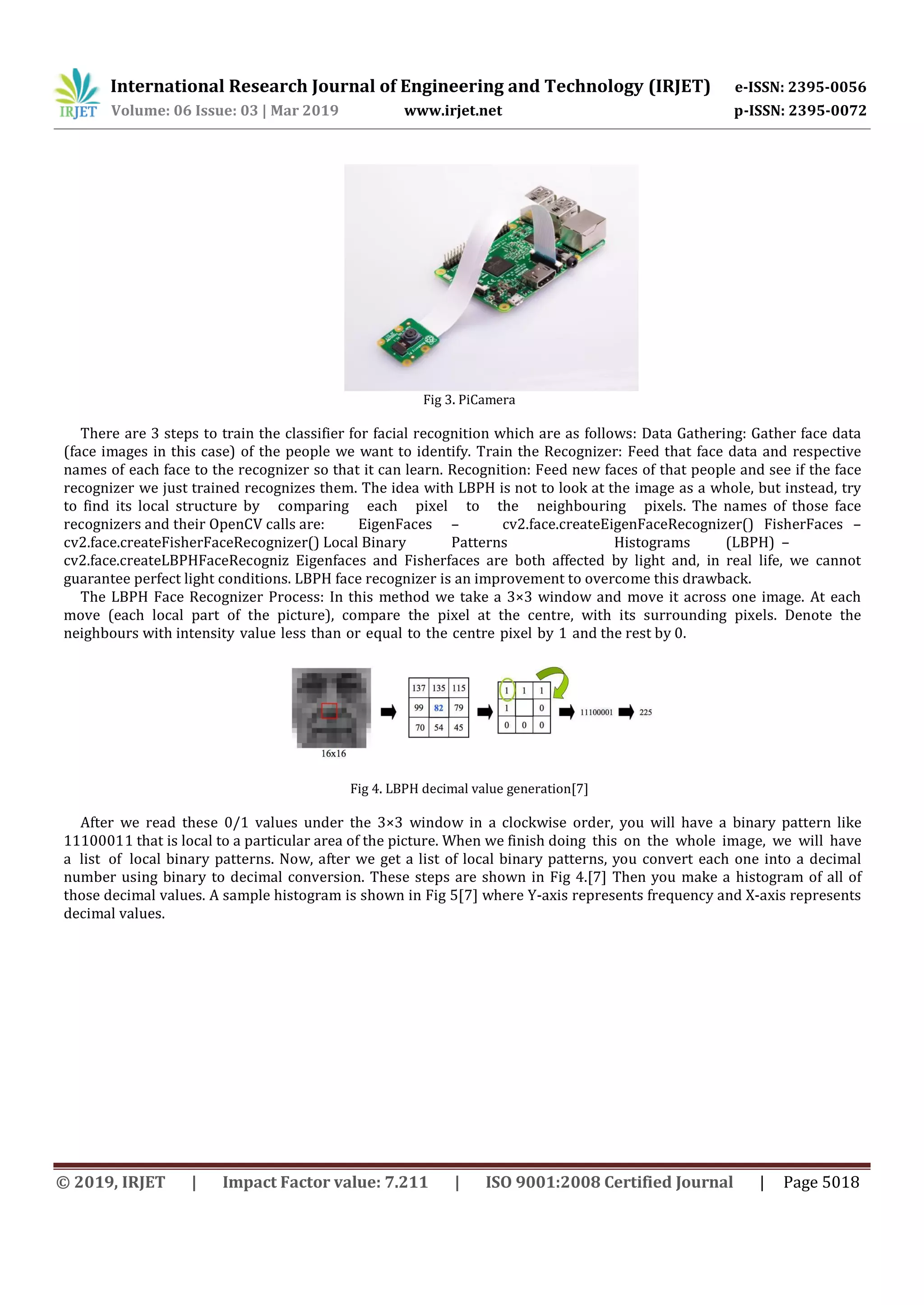 IRJET- Biometric Attendance Management System using Raspberry Pi | PDF