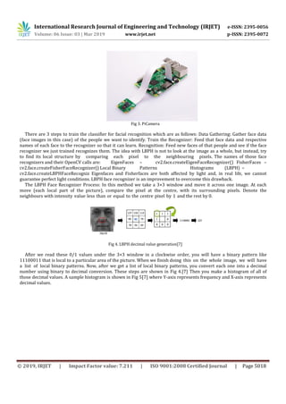 IRJET- Biometric Attendance Management System using Raspberry Pi | PDF