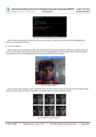 IRJET- Biometric Attendance Management System using Raspberry Pi | PDF