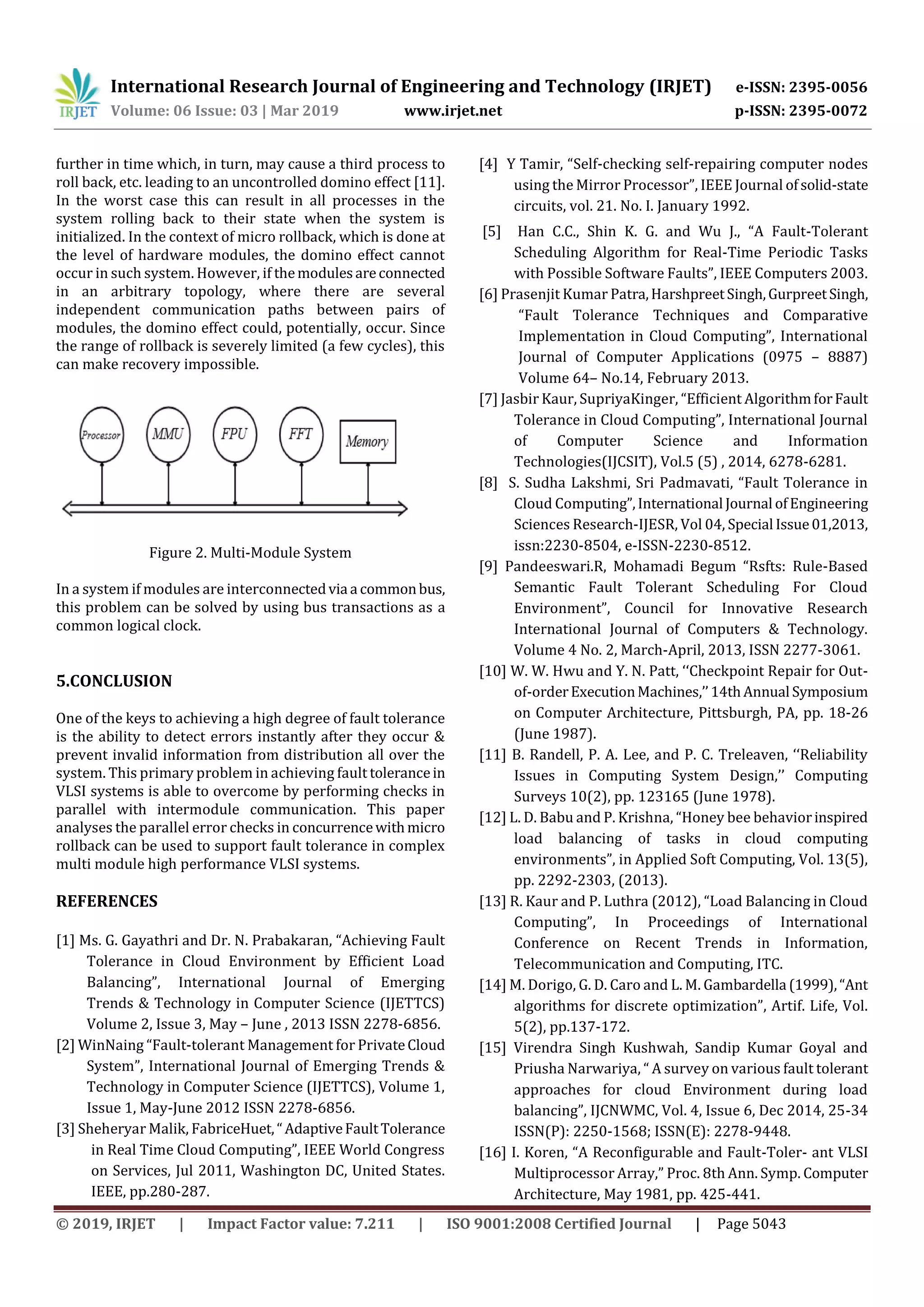 IRJET- Analysis of Micro Inversion to Improve Fault Tolerance in High Speed VLSI Circuits | PDF