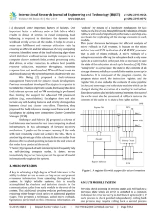 IRJET- Analysis of Micro Inversion to Improve Fault Tolerance in High Speed VLSI Circuits | PDF