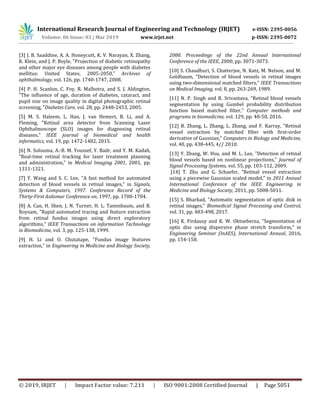IRJET- Retinal Structure Segmentation using Adaptive Fuzzy Thresholding ...