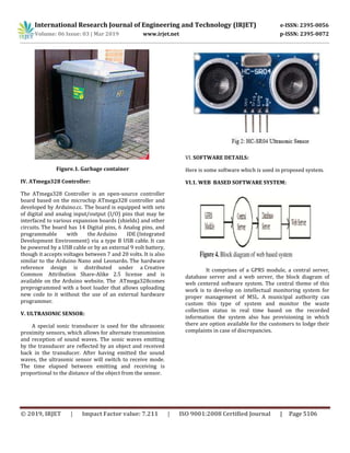 IRJET- Smart Dustbin Container using IoT Notification | PDF