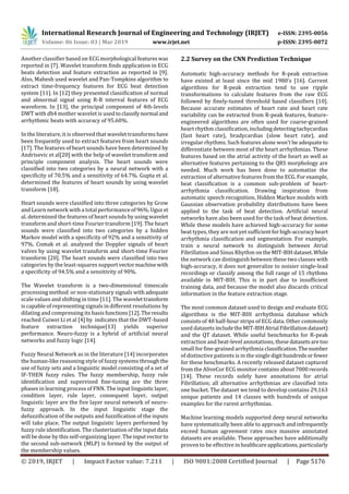 IRJET- Detection of Abnormal ECG Signal using DWT Feature Extraction and CNN | PDF