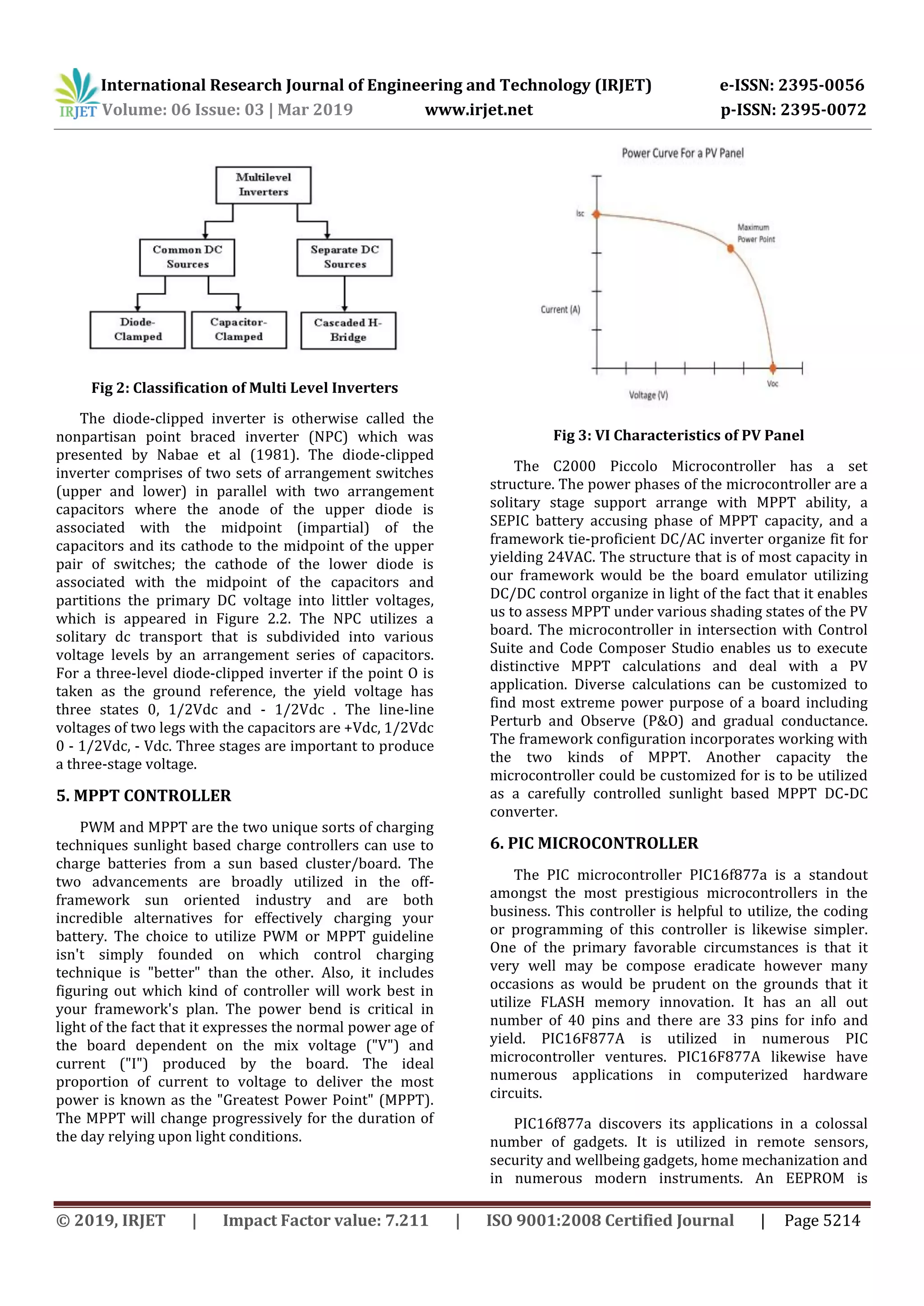 IRJET- Implementation of Multilevel Inverter using Solar PV Array for Renewable Energy ...