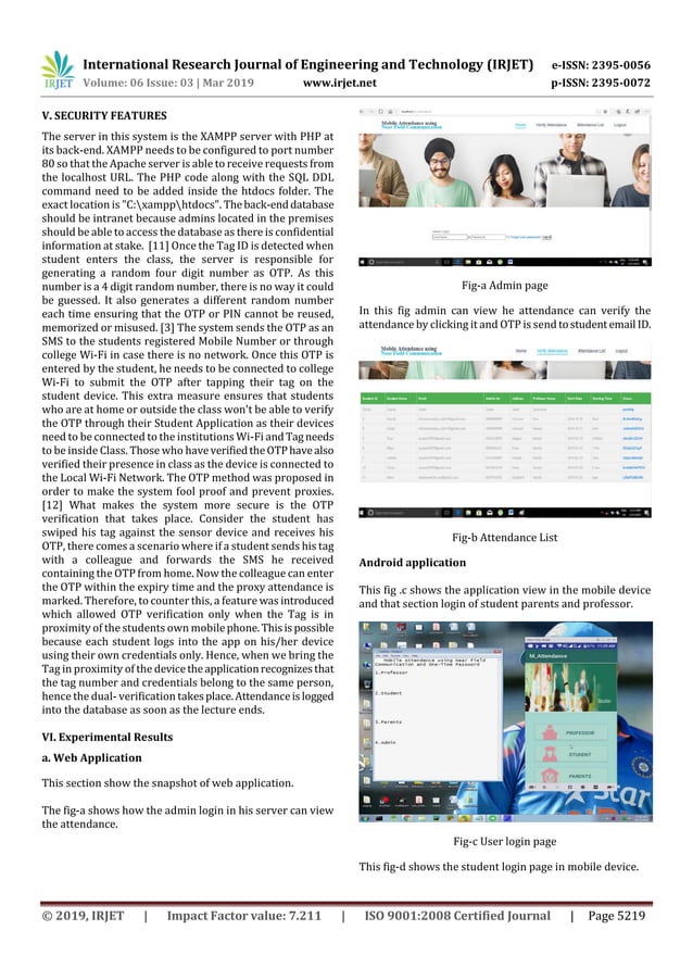 IRJET- Smart Mobile Attendance System using Bluetooth Technology | PDF