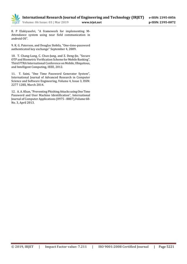 IRJET- Smart Mobile Attendance System using Bluetooth Technology | PDF