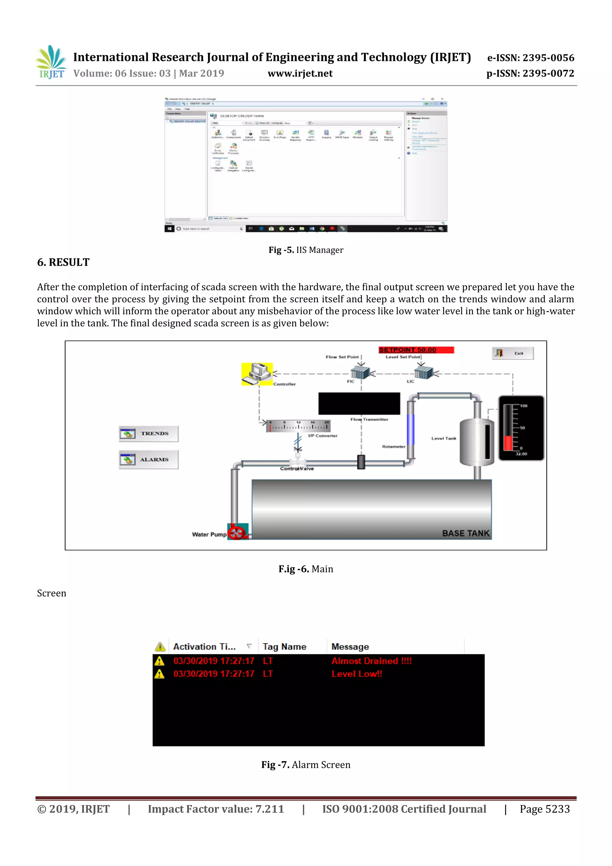 IRJET- Design of SCADA based Wireless Monitoring and Control | PDF | Computing | Technology ...