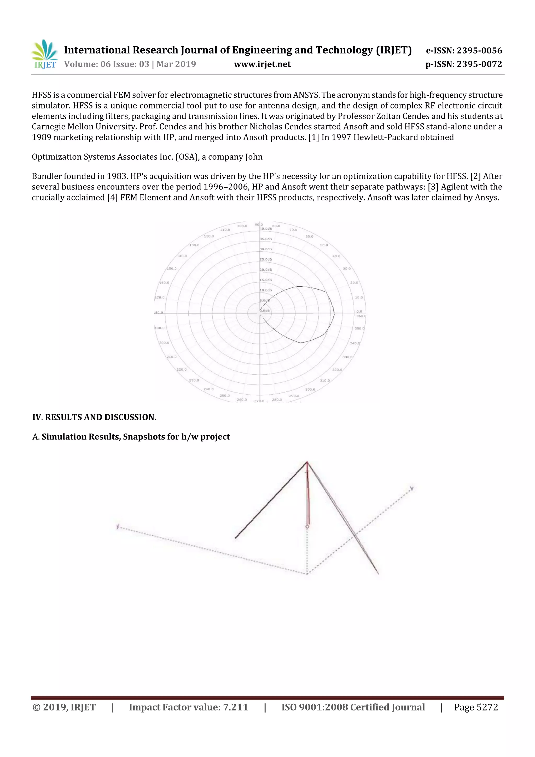 IRJET- Design and Implementation of V - Shaped HF Antenna | PDF