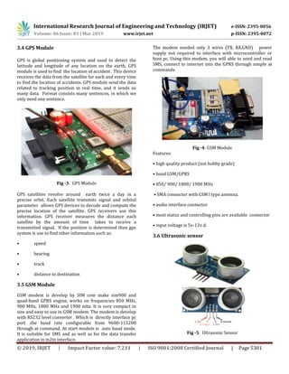 IRJET- Arduino based Four-Wheeler Accident Detection and Prevention System | PDF
