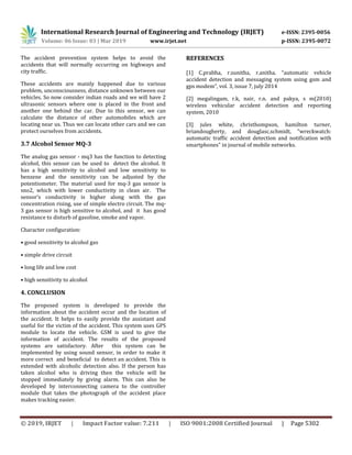 IRJET- Arduino based Four-Wheeler Accident Detection and Prevention ...