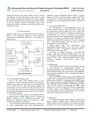 IRJET- Wireless System for Vehicle Accident Detection and Reporting Using GPS | PDF