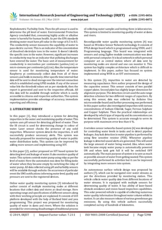 IRJET- IoT based Real-Time Water Quality Monitoring and Reporting | PDF