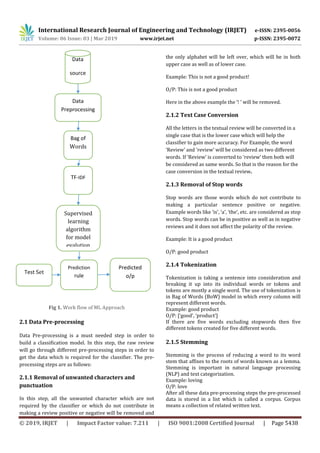 IRJET- Rating Prediction based on Textual Review: Machine Learning Approach, Lexicon Approach ...