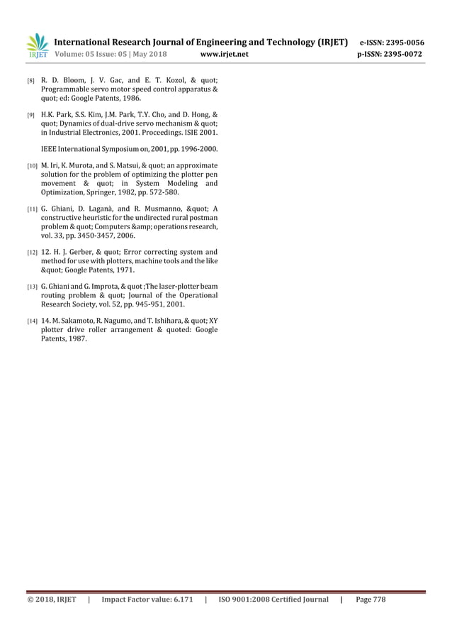 IRJET- Implementation of Arduino UNO based Two Directional [2D] Plotter ...