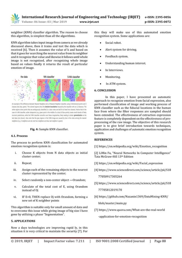 IRJET- An Overview on Automated Emotion Recognition System | PDF