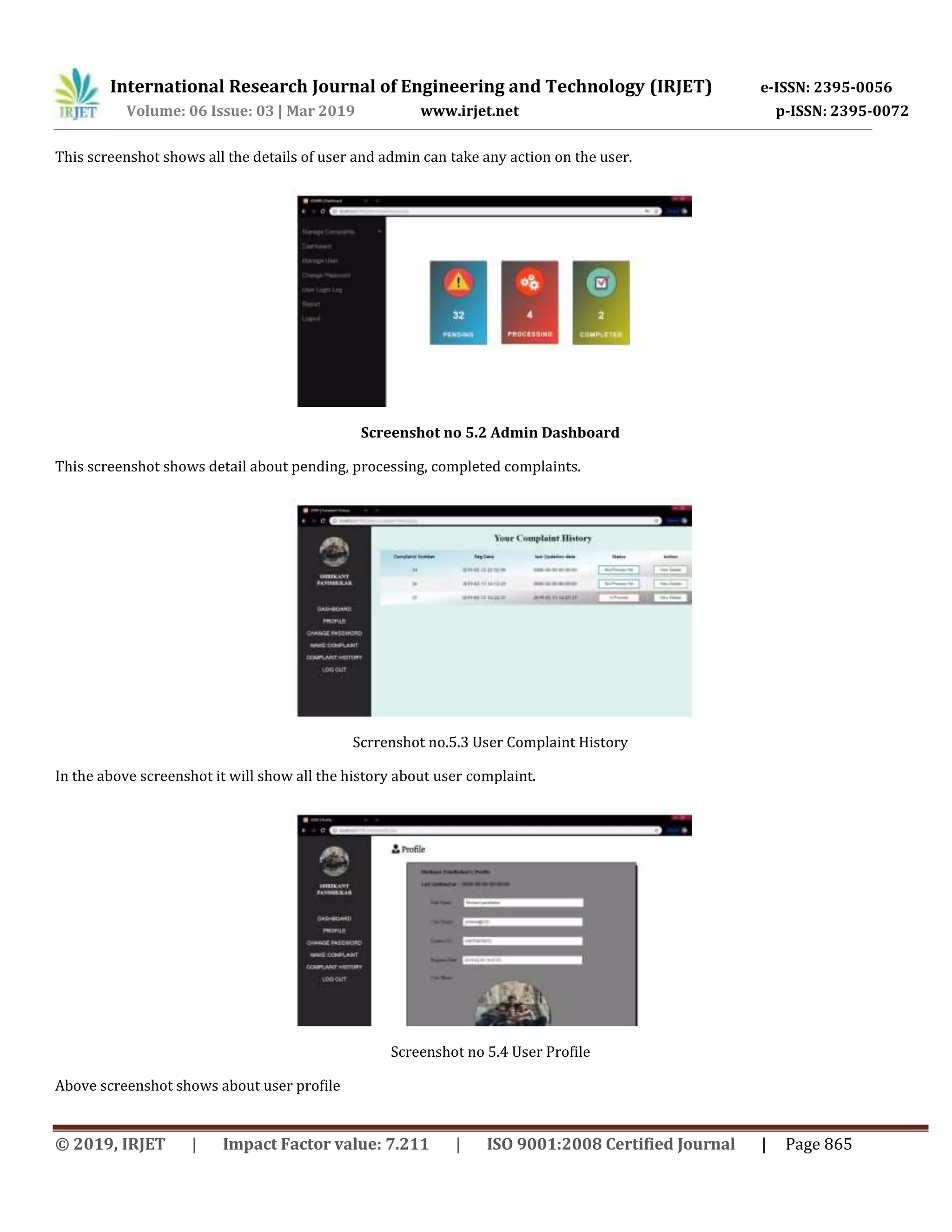 IRJET- An Online Grievance Redressal System | PDF