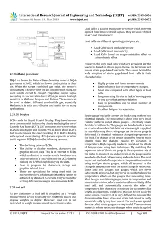 IRJET- IoT based LPG Gas Booking and Monitoring System | PDF