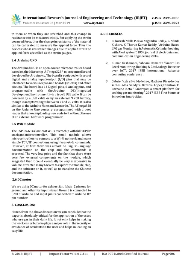 IRJET- IoT based LPG Gas Booking and Monitoring System | PDF