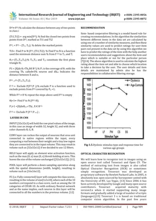 IRJET- Detection of Writing, Spelling and Arithmetic Dyslexic Problems ...
