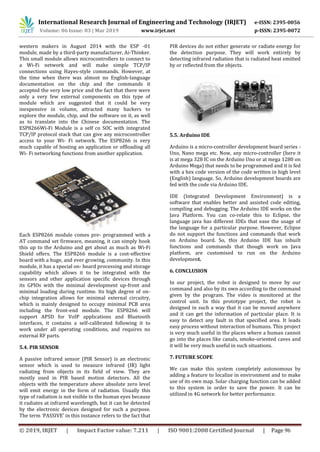 IRJET- Portable Surveillance Robot using IoT | PDF