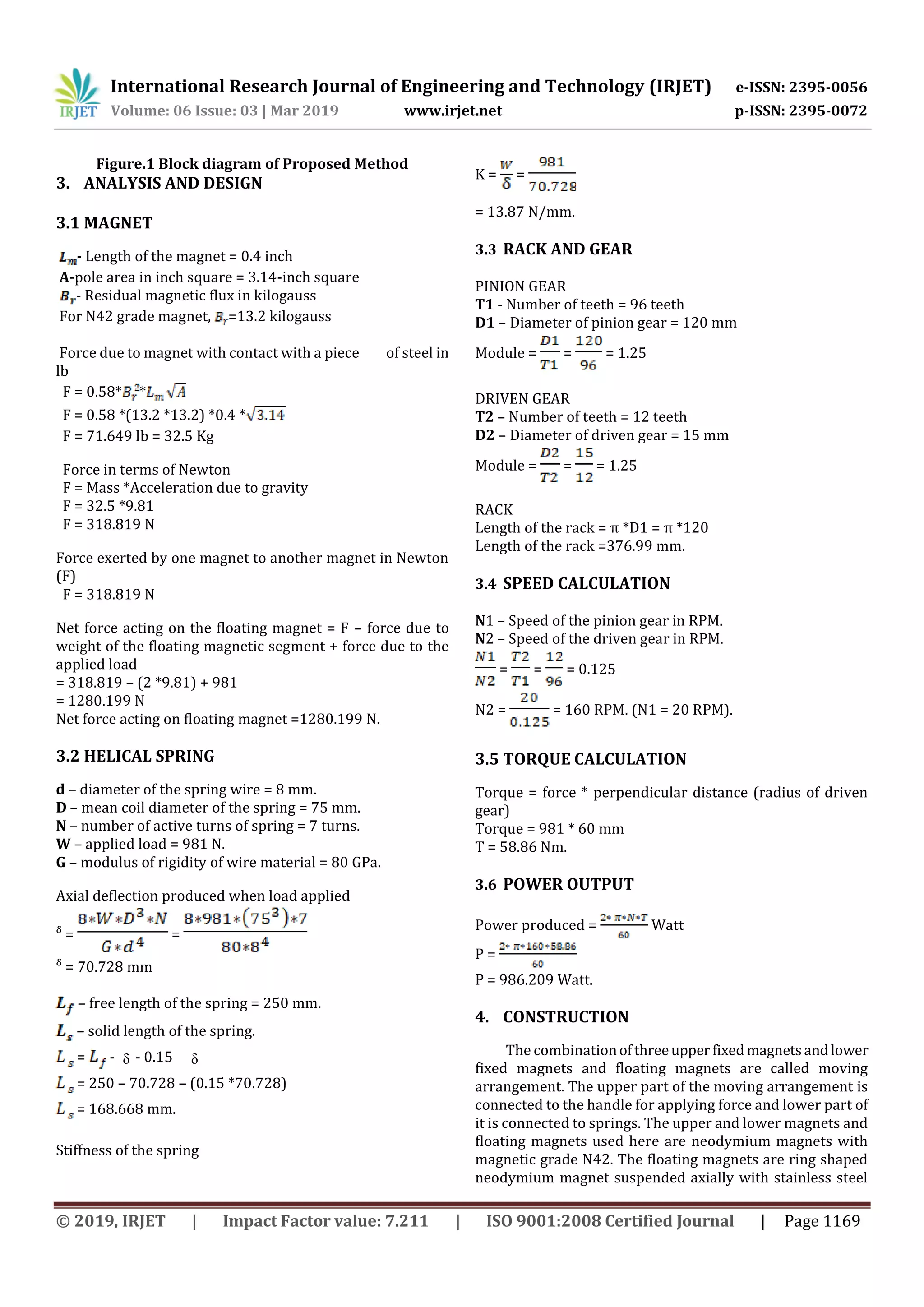 IRJET- Floating Oscillator based Electric Generator using Mechanical ...