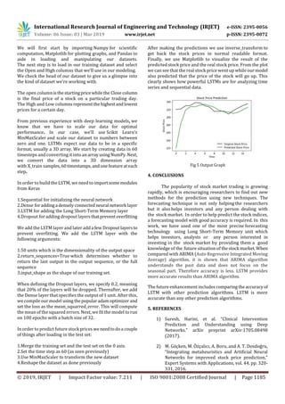 IRJET- Future Stock Price Prediction using LSTM Machine Learning Algorithm | PDF
