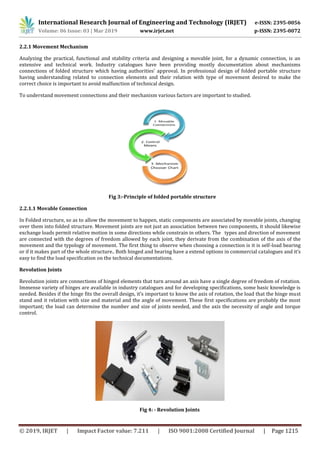 IRJET- Review on Study of Folded Portable Structure | PDF