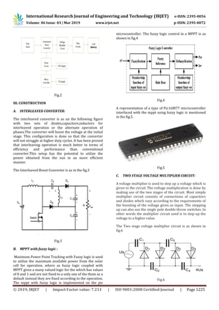 IRJET- Interleaved DC-DC Boost Converter with High Voltage Gain and Efficiency for Solar Energy ...