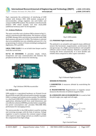 IRJET- GSM based Agricultural Monitoring System using Drone | PDF