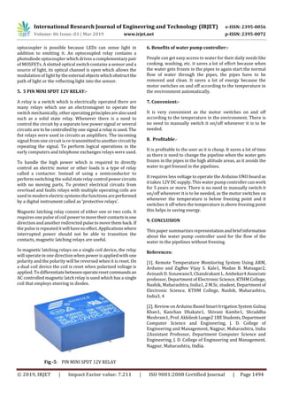 IRJET- Water Pump Controller using Arduino UNO | PDF