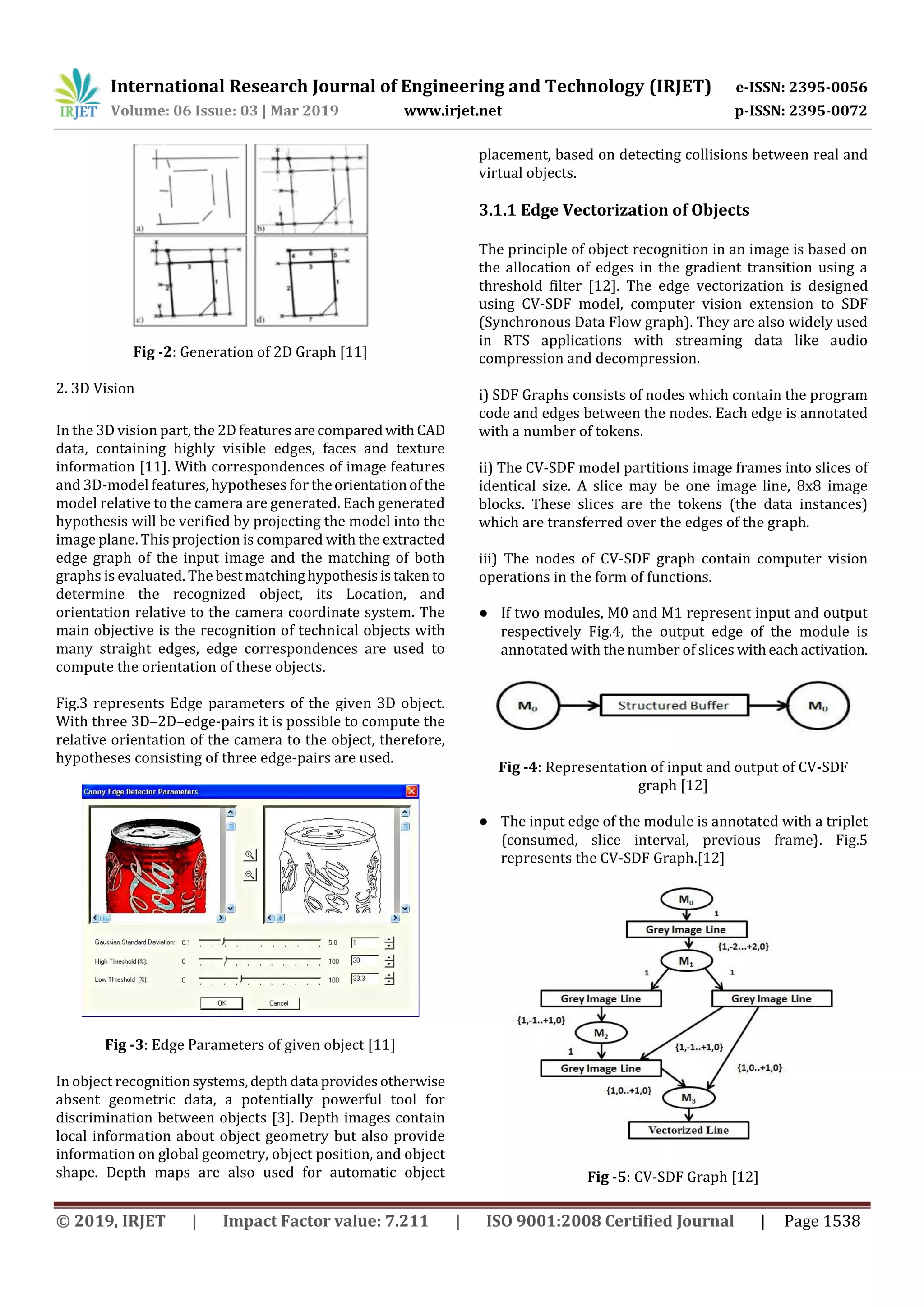 IRJET- Methodologies in Augmented Reality | PDF