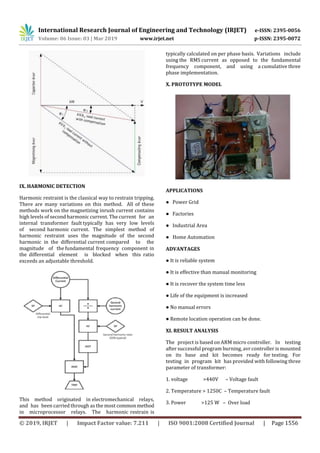 IRJET- GSM Based Transformer Fault Monitoring System | PDF