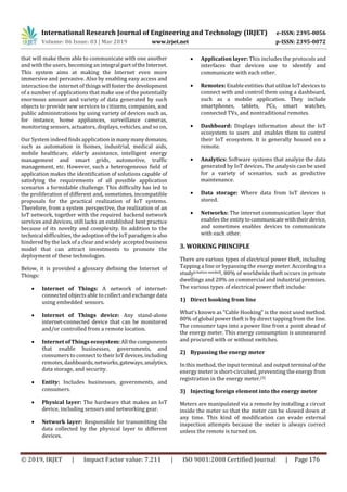IRJET- Power Theft and Fault Detection using IoT Technology | PDF