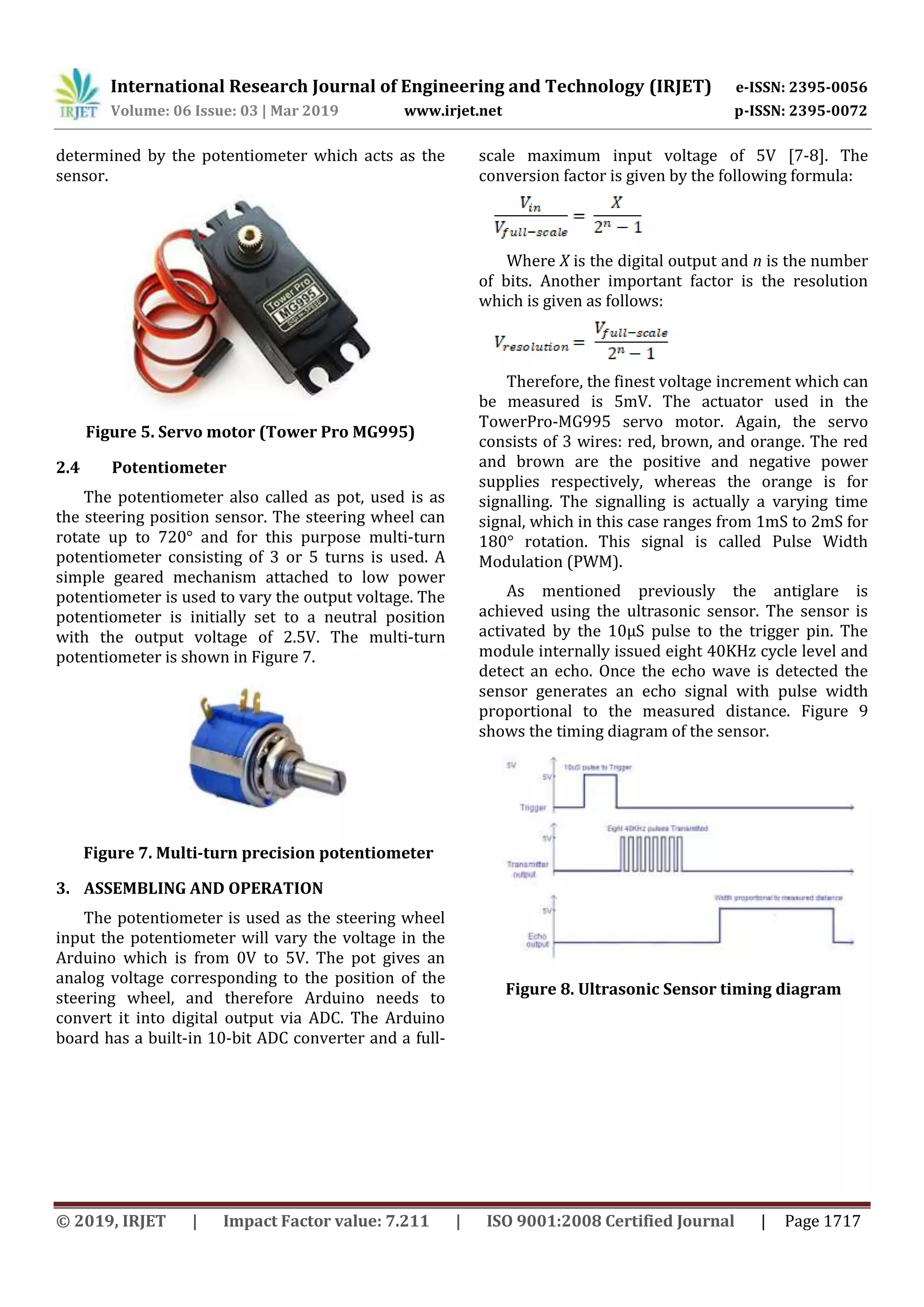 IRJET- Adaptive Headlights System for Vehicle using Arduino | PDF