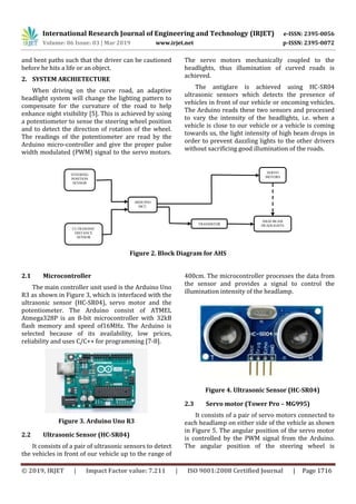 IRJET- Adaptive Headlights System for Vehicle using Arduino | PDF